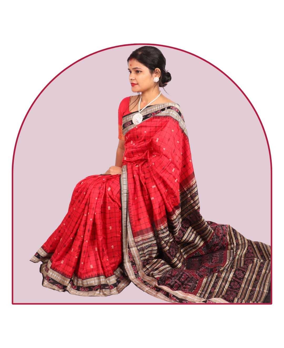 Sambalpuri Silk Sarees - Traditional Odisha Patta – Priyadarshini Handloom