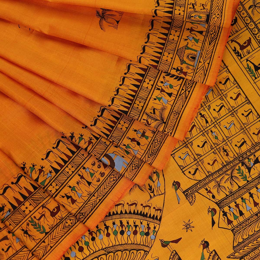 Priyadarshini Handloom -Ikat Patachitra Silk Saree Collection